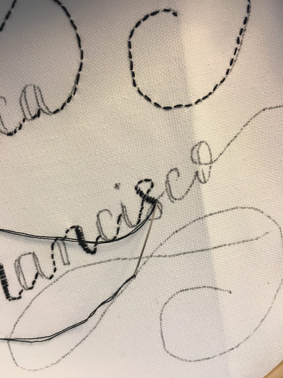 From Modern Calligraphy to Embroidery – Andrea Casals